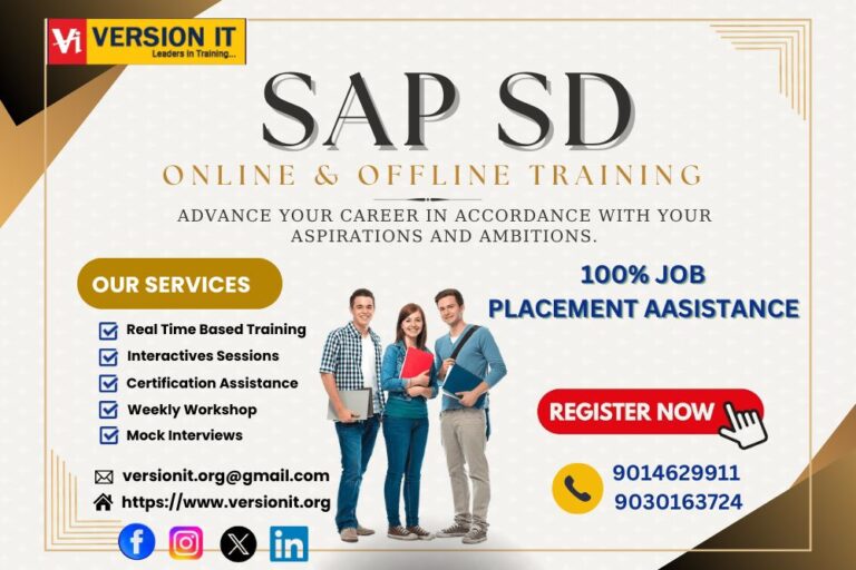Best Sap Sd Training In Hyderabad Sap Sd Course In Hyderabad