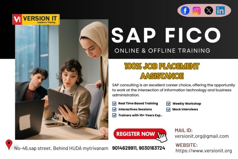 SAP FICO Training In Hyderabad